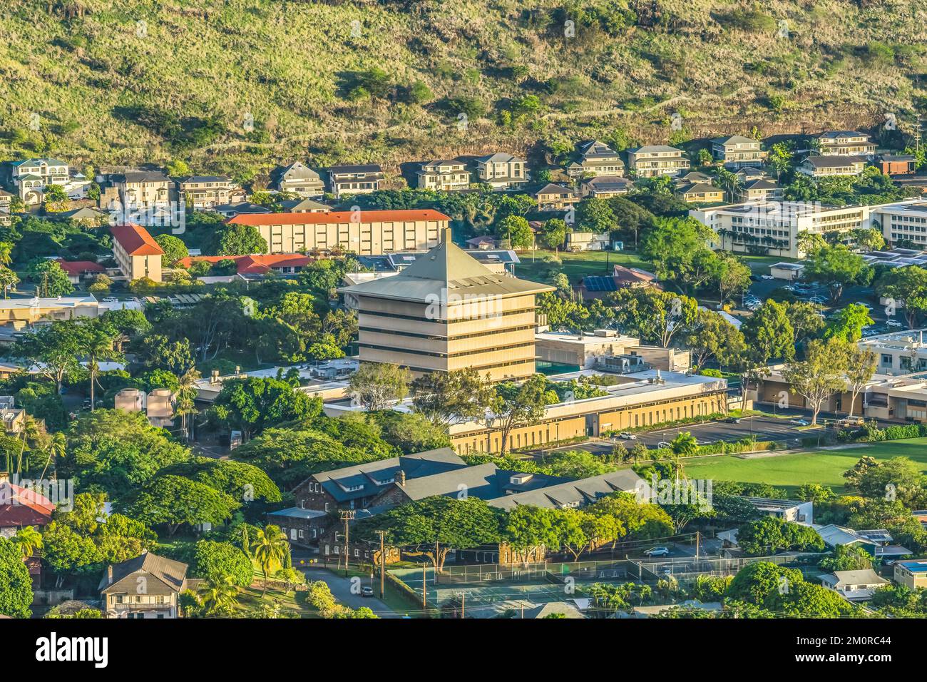 Colorful East West Center University of Hawaii Manoa Valley Tantalus ...