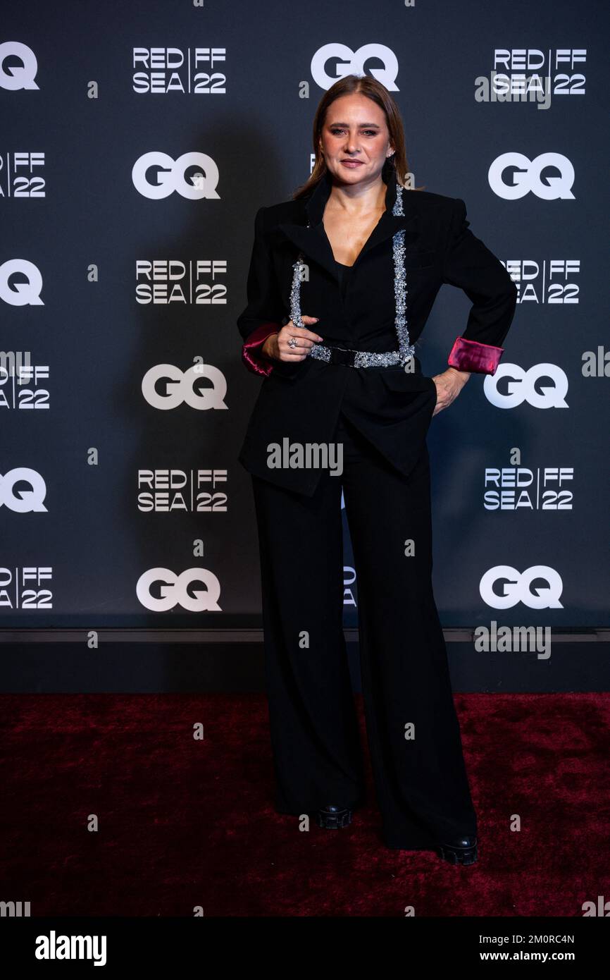 Jeddah, Saudi Arabia, on December 7, 2022. Egyptian actress Nelly Karim ...