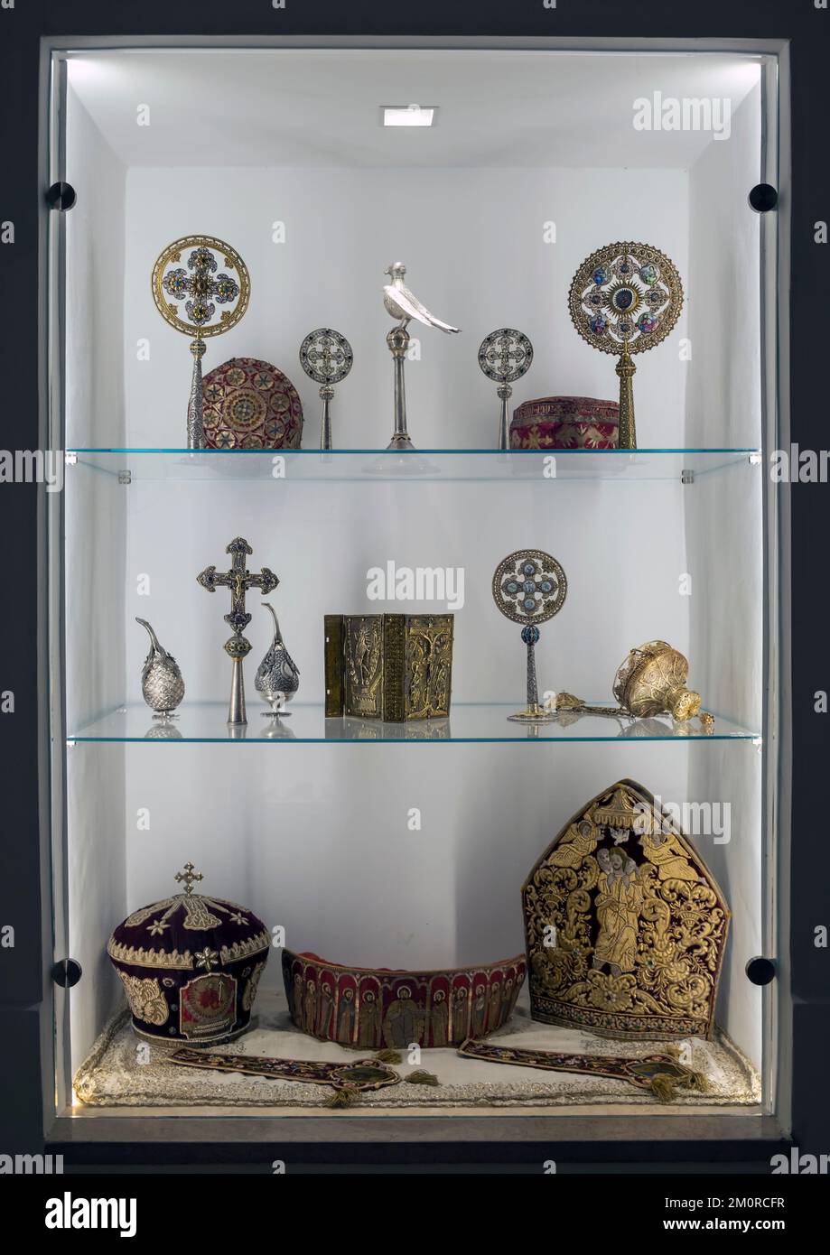 Armenian ecclesiastical items on display at Edward and Helen Mardigian ...
