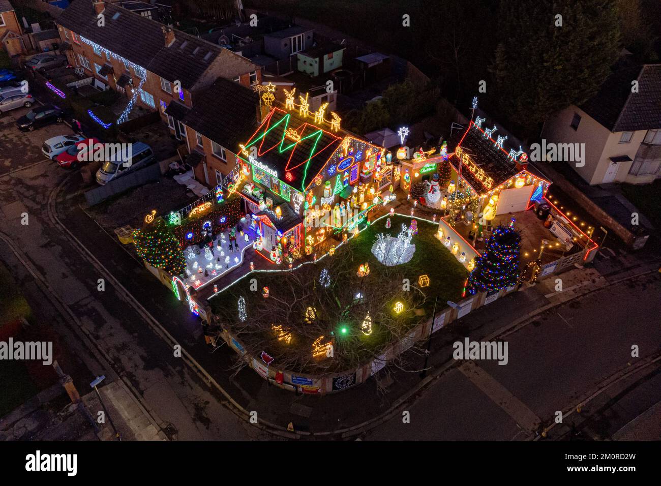 The Christmas lights and structures on the Brailsford home in Brentry ...