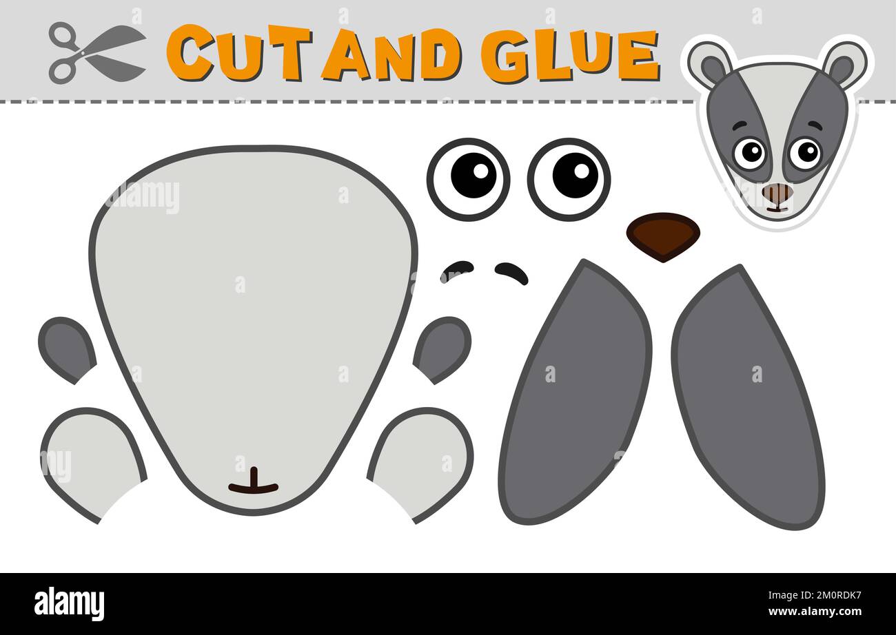 Badger cut out Stock Vector Images - Alamy