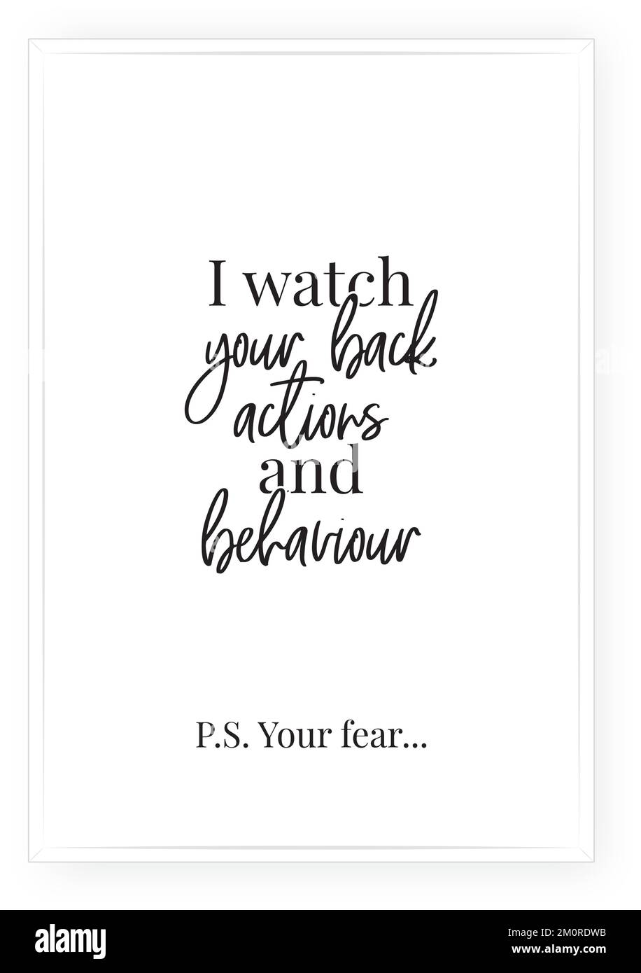 Fear typography Black and White Stock Photos & Images - Alamy