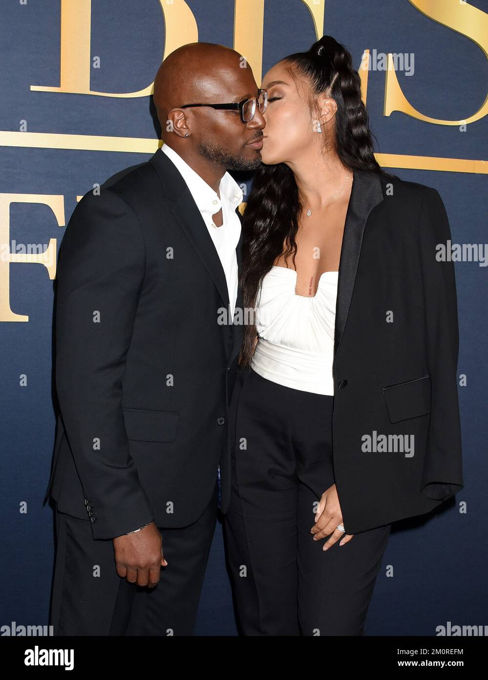 Hollywood, CA, December 7, 2022. Taye Diggs and Apryl Jones arriving at ...