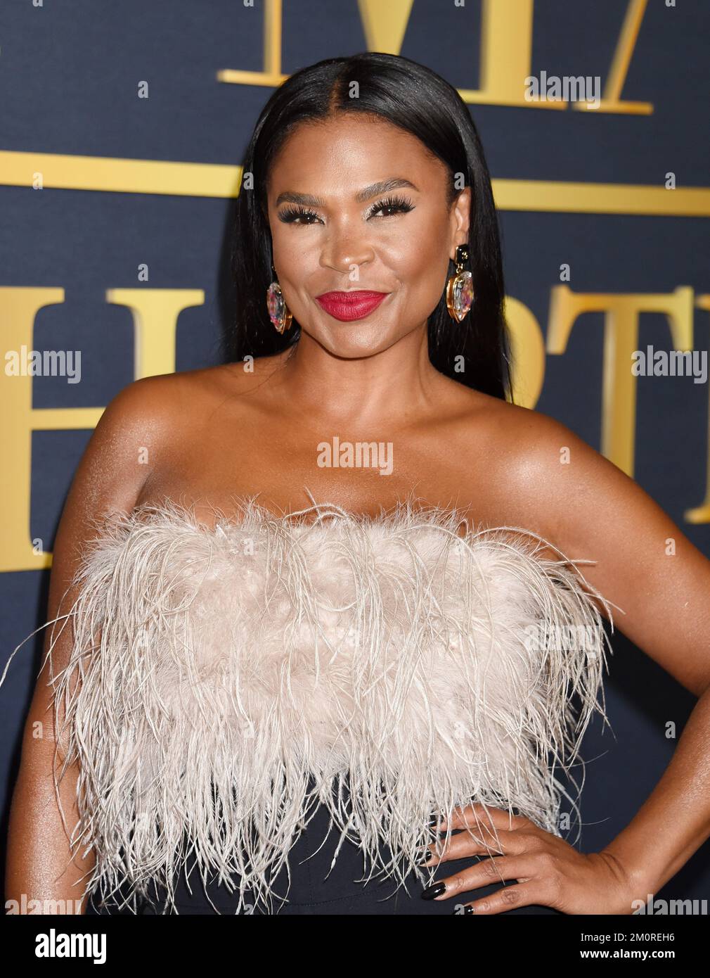 Hollywood, CA, December 7, 2022. Nia Long arriving at Peacock's "The ...