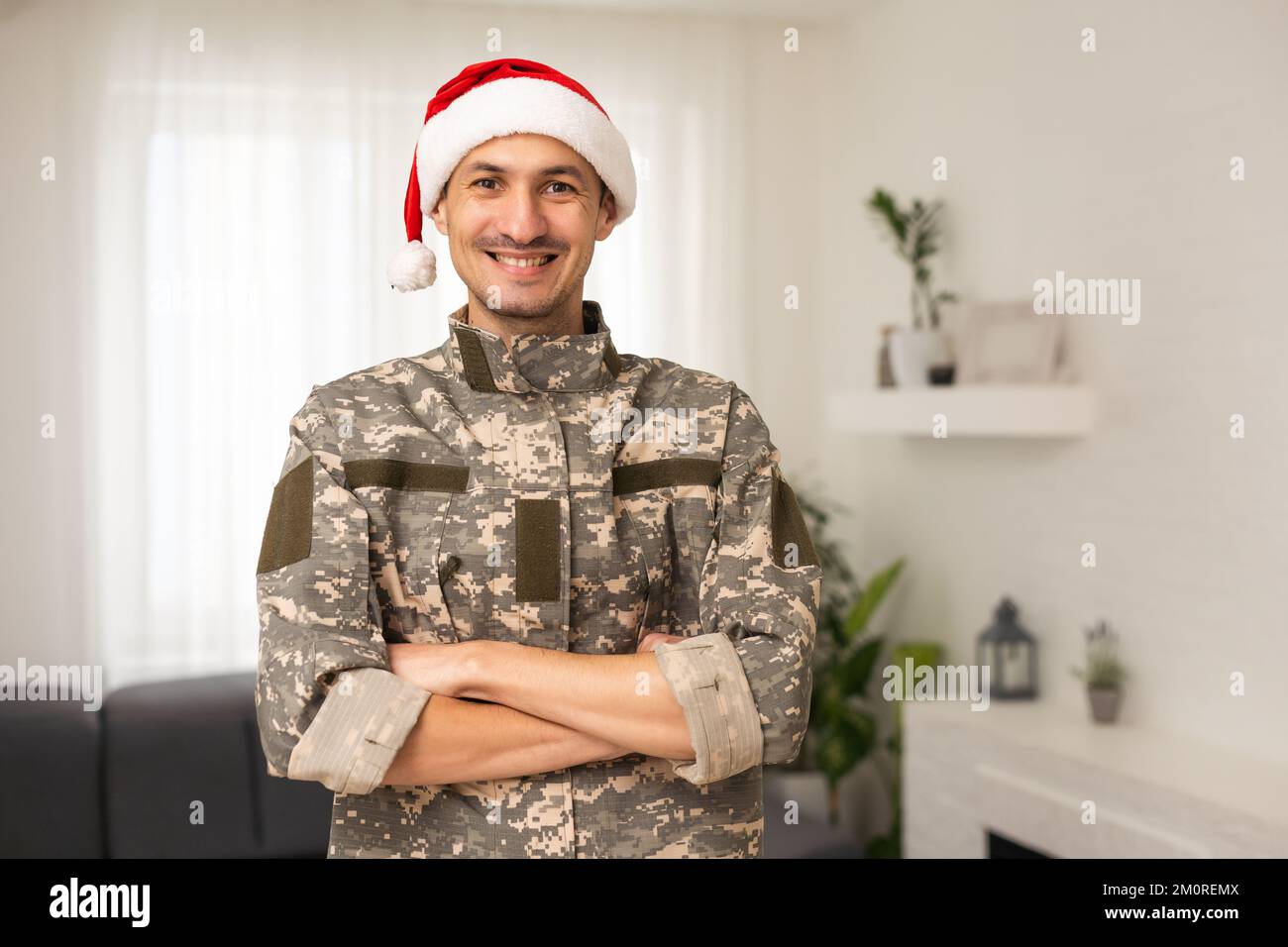 Santa claus christmas military hi-res stock photography and images - Alamy