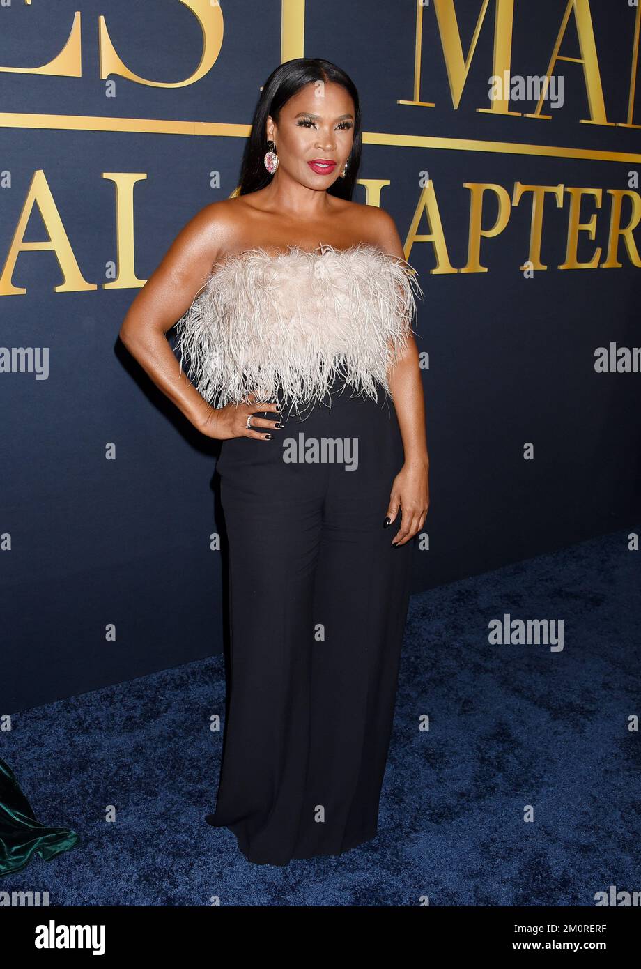 Hollywood, CA, December 7, 2022. Nia Long arriving at Peacock's "The ...