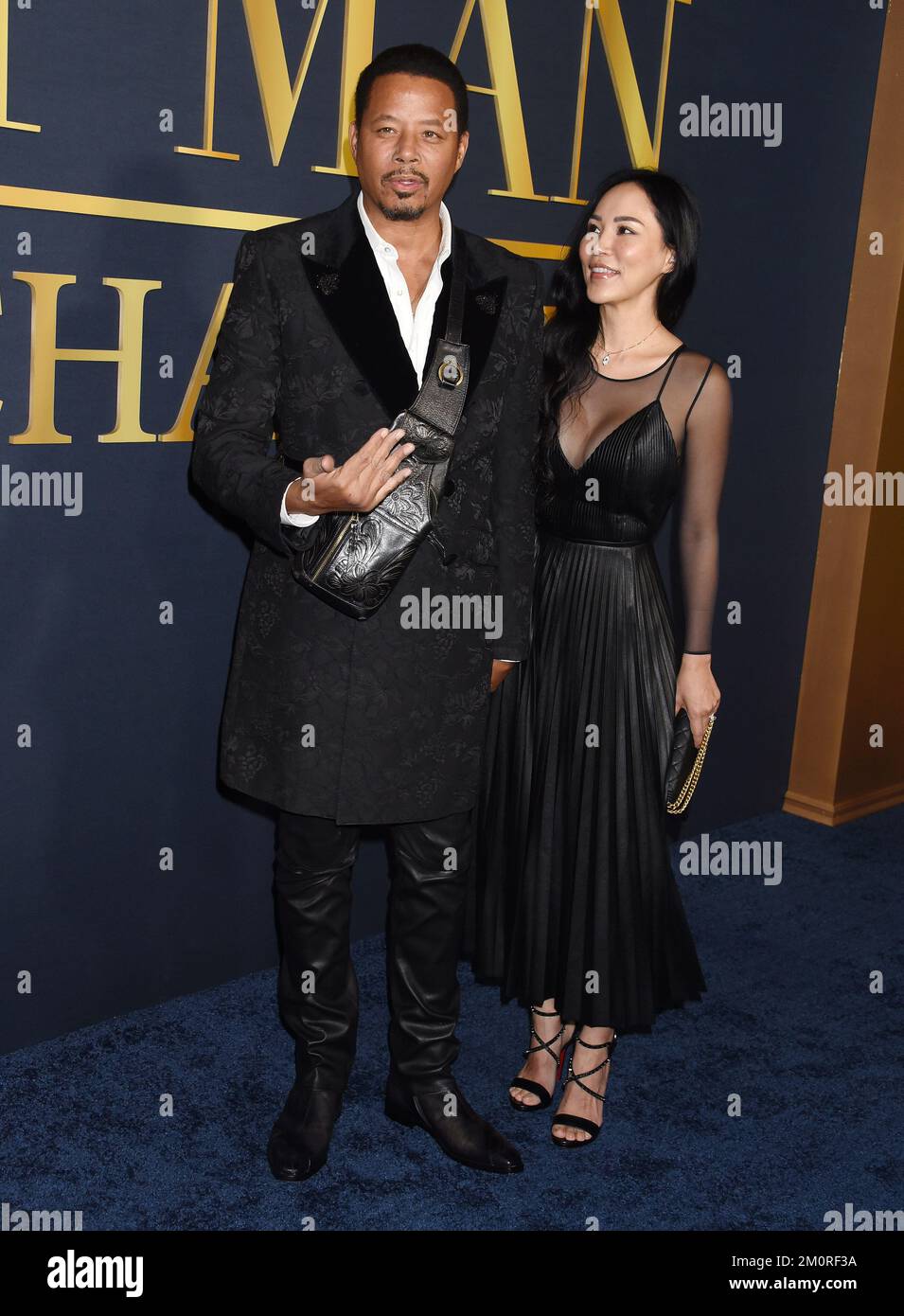 Hollywood, CA, December 7, 2022. Terrence Howard and Mira Pak Howard ...