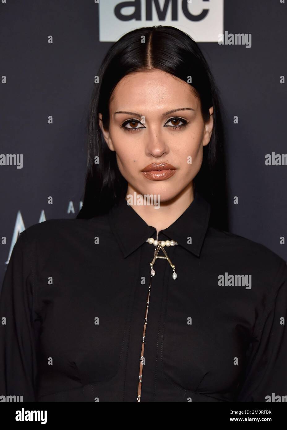 Amelia Gray Hamlin walking the red carpet at the premiere of “Anne Rice ...