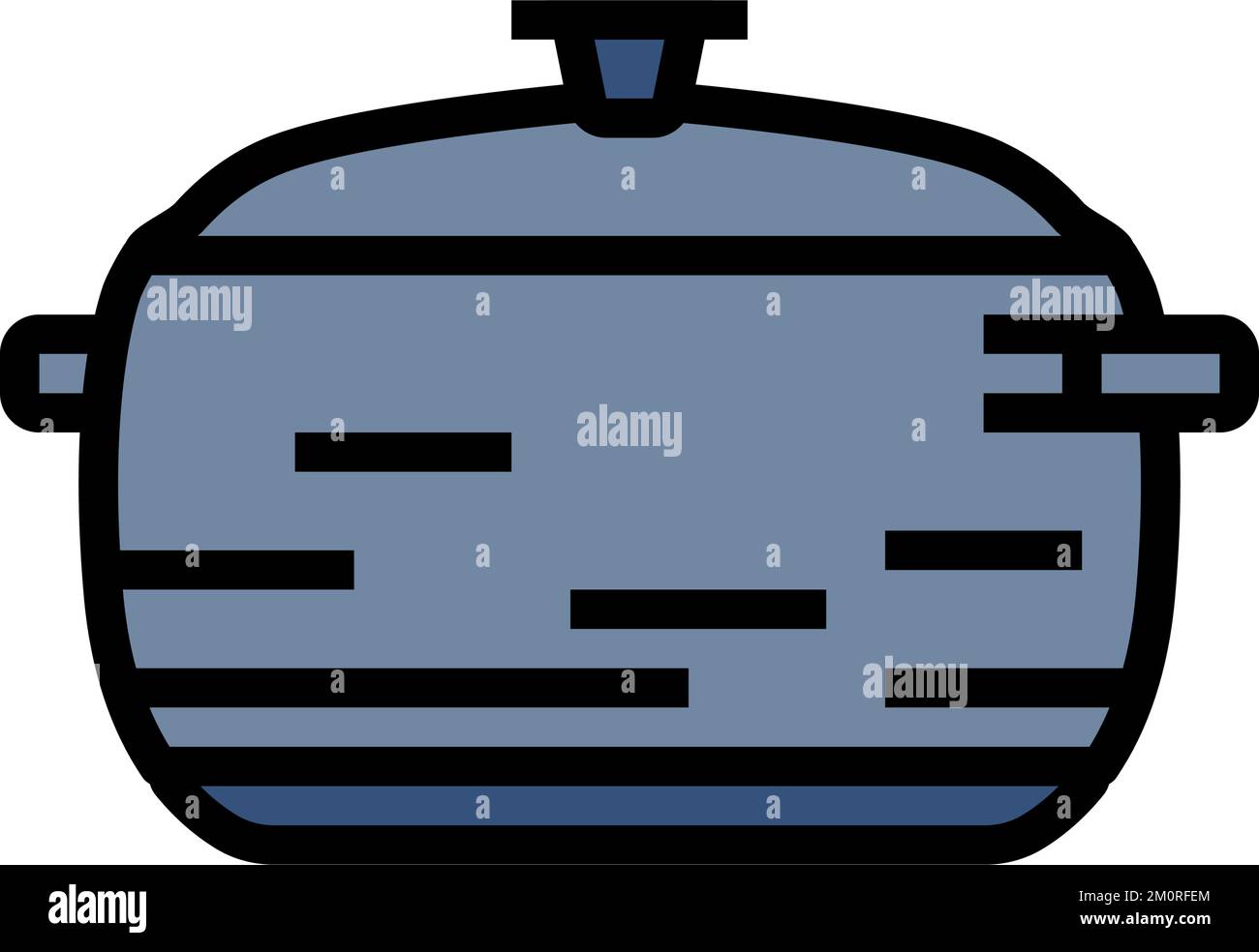 soup pot cooking color icon vector illustration Stock Vector Image ...