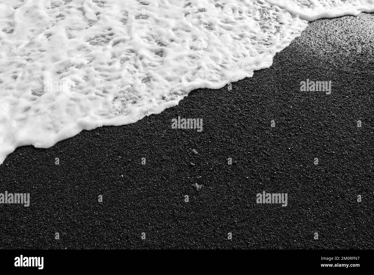 Scenic beach panorama Black and White Stock Photos & Images - Alamy