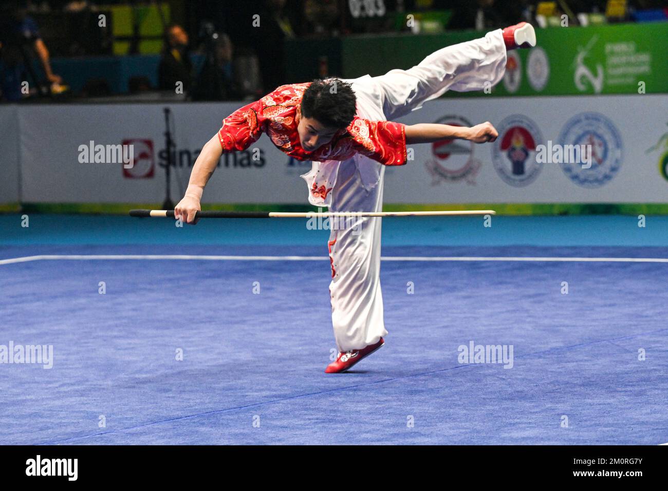 Tangerang, Indonesia. 8th Dec, 2022. Li Jiatai of China competes during ...