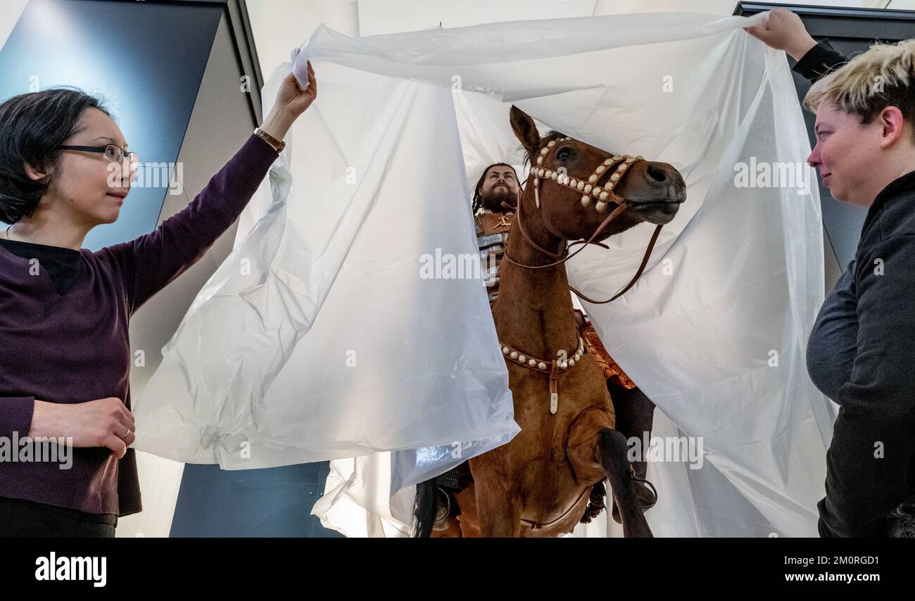 PRODUCTION - 07 December 2022, Saxony-Anhalt, Halle (Saale): Tomoko ...