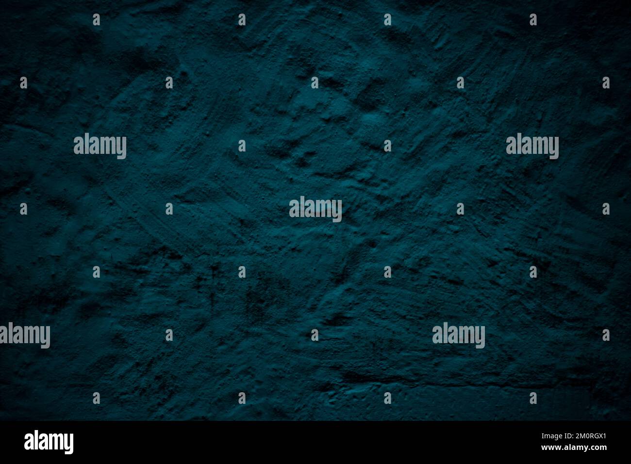 Teal colored abstract wall background with textures of different shades ...