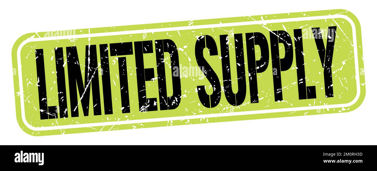 Limited supply sign Cut Out Stock Images & Pictures - Alamy