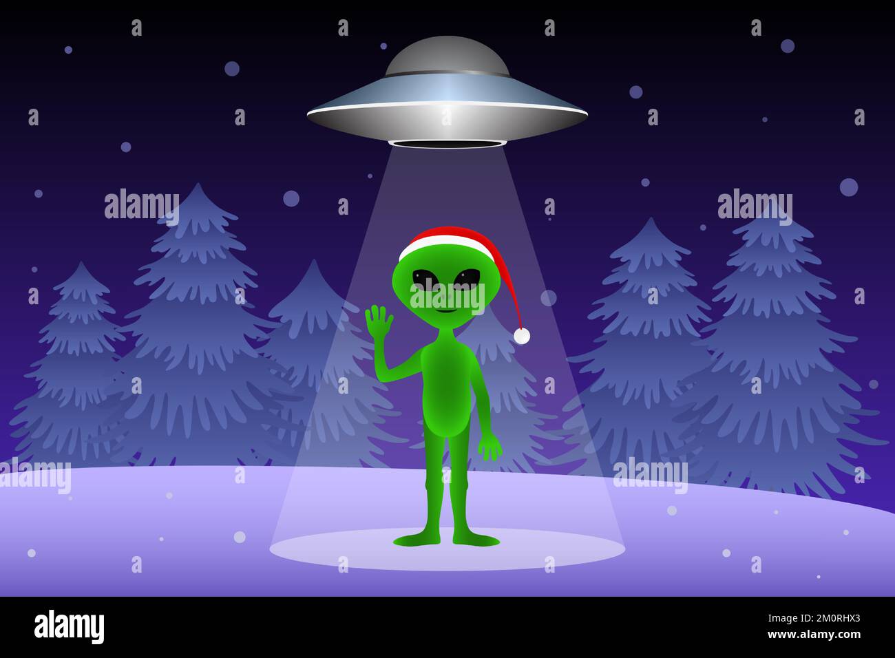 Alien saucer illustration hi-res stock photography and images - Alamy