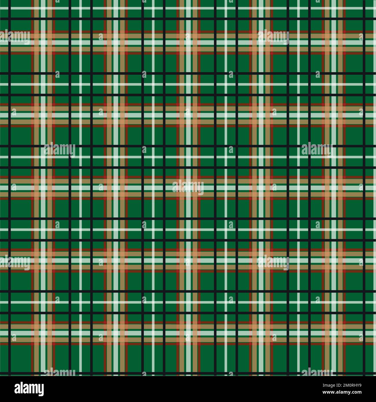 Seamless pattern of scottish tartan plaid, check fabric texture. Flat ...