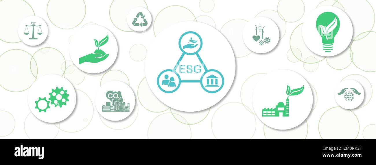 Esg circle hi-res stock photography and images - Alamy