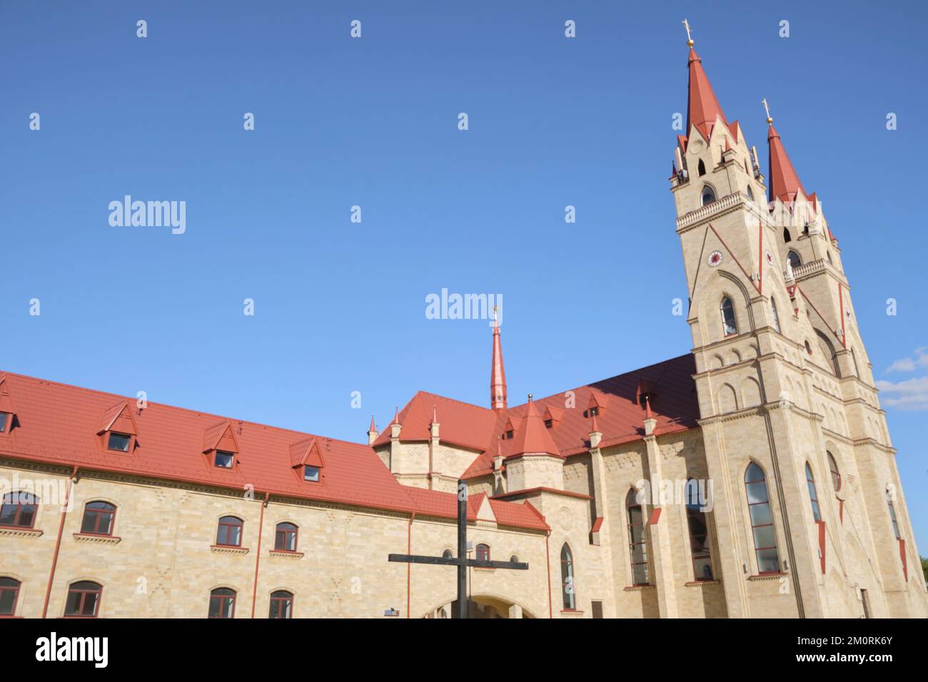 The Cathedral of Our Lady of Fatima, a catholic church in a Gothic ...