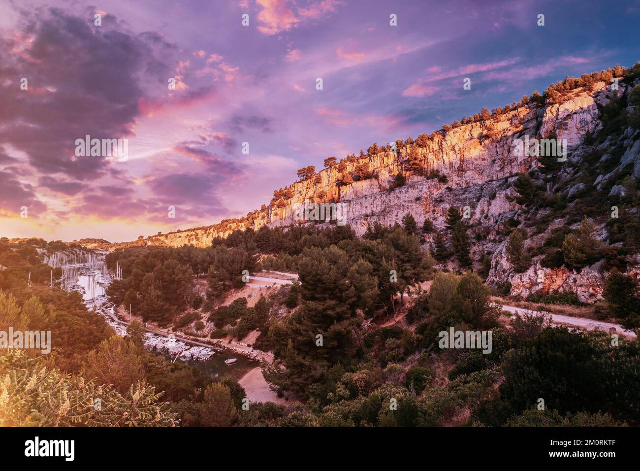 Cassis, Calanques, France. French Riviera. Beautiful Nature Of Cote De ...