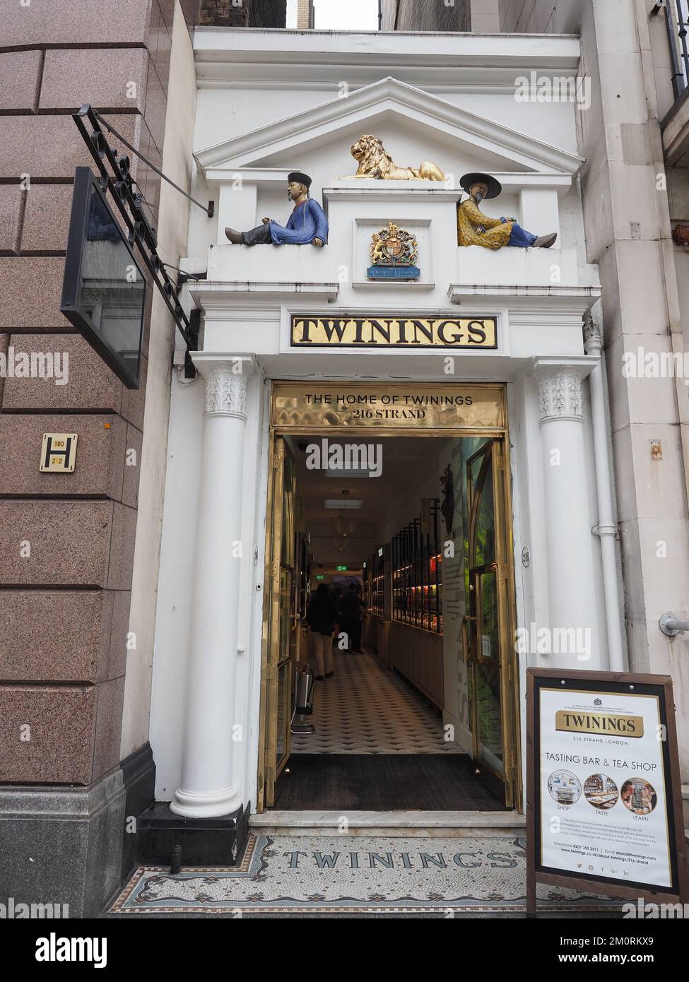 LONDON, UK - CIRCA OCTOBER 2022: Twinings Flagship Store at 216 Strand ...