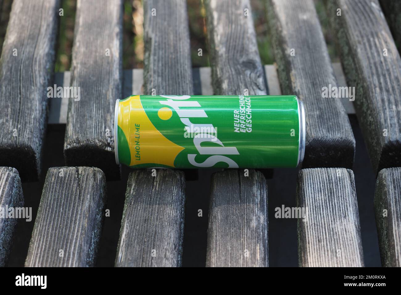 VIENNA, AUSTRIA - CIRCA SEPTEMBER 2022: Can of Lemon Lime Sprite Stock ...