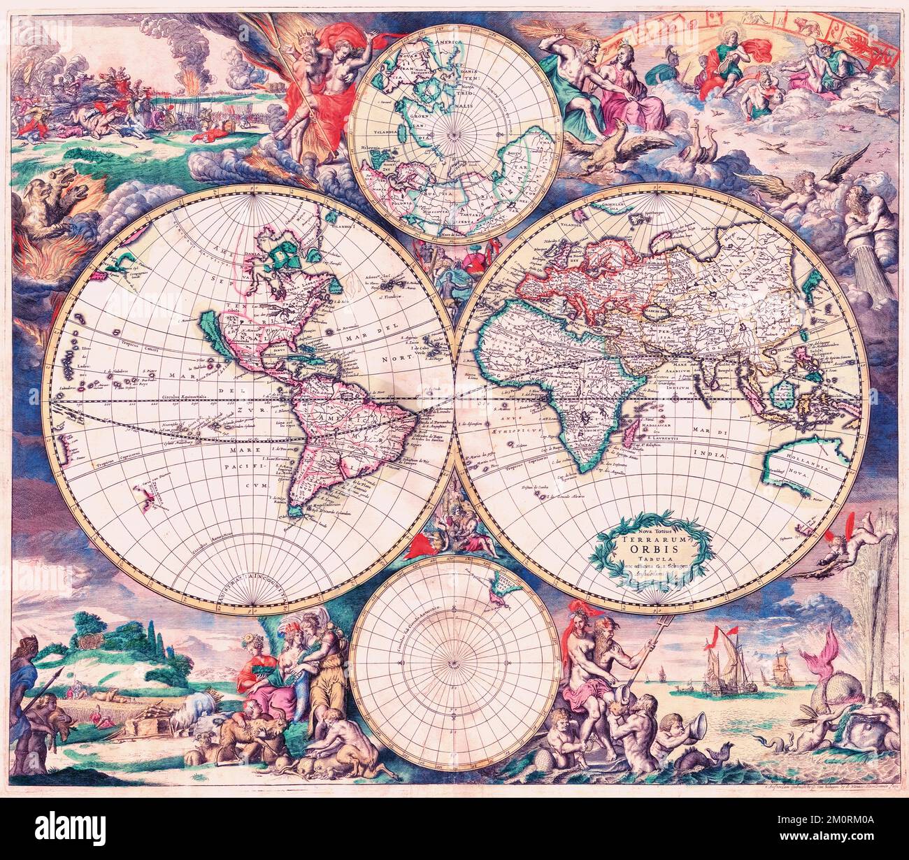 Old worn map of europe hi-res stock photography and images - Alamy