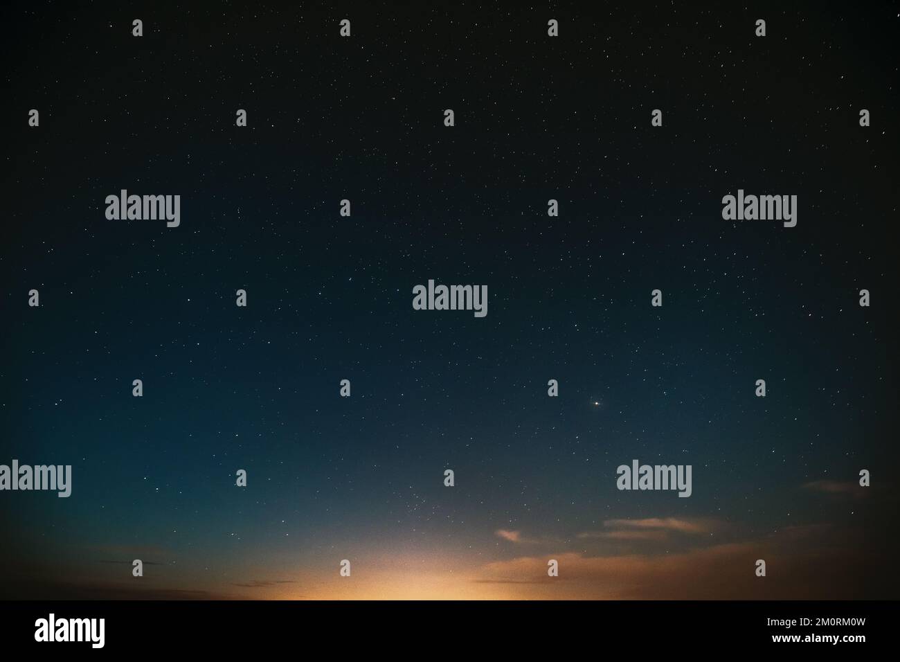 Star night sky sunrise hi-res stock photography and images - Alamy