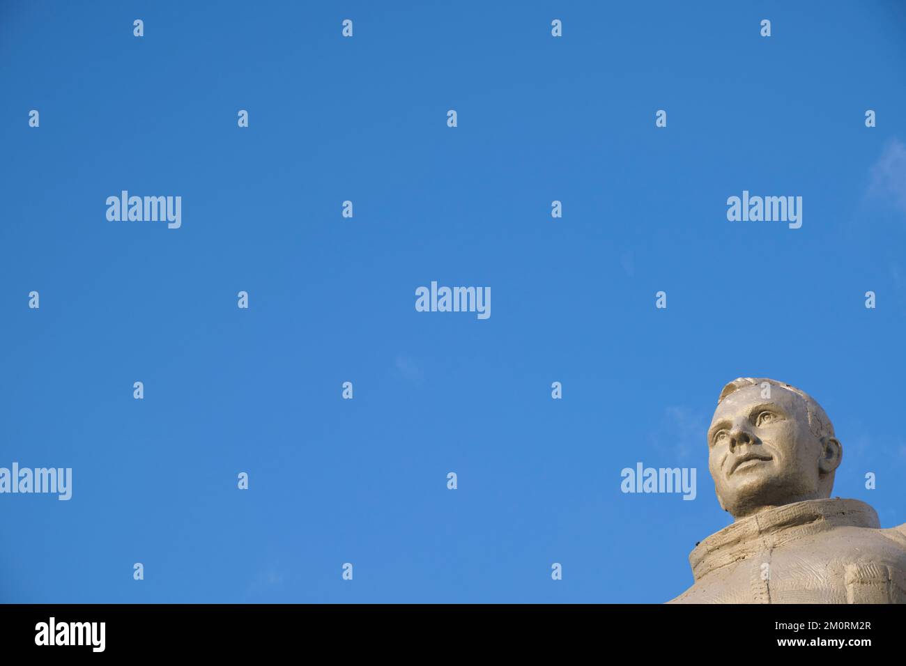 A shiny, silver monument to the Soviet, USSR, Russian space program ...