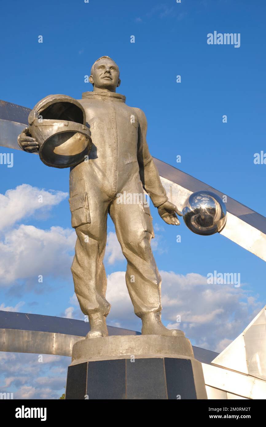 A shiny, silver monument to the Soviet, USSR, Russian space program ...