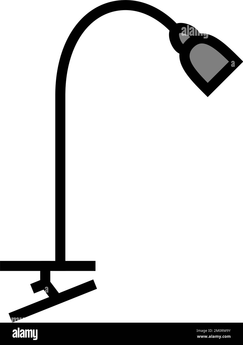 flexible table lamp color icon vector illustration Stock Vector Image ...