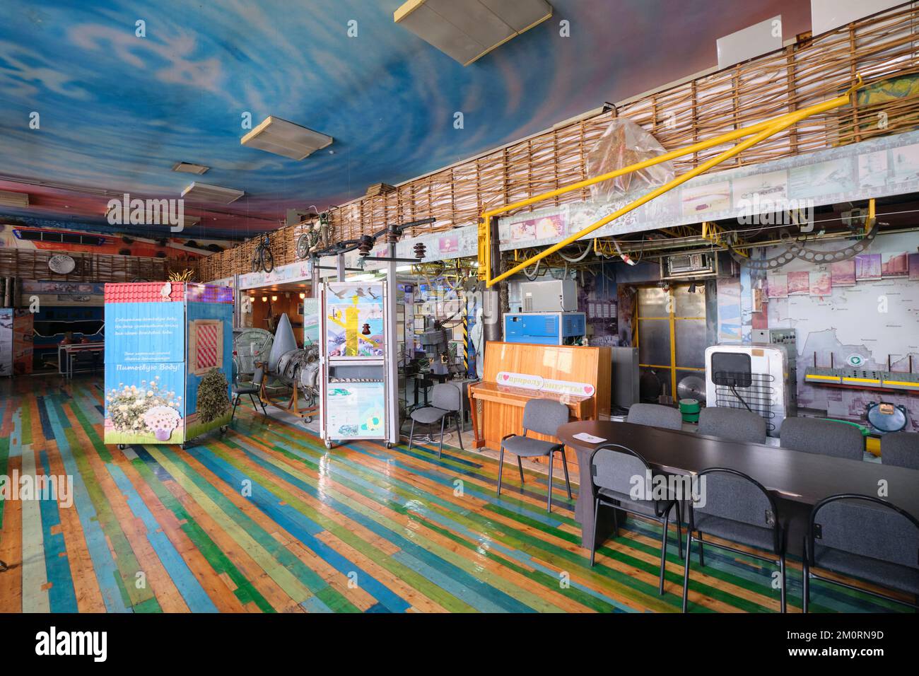 An overview of the many interactive exhibits for school children to ...