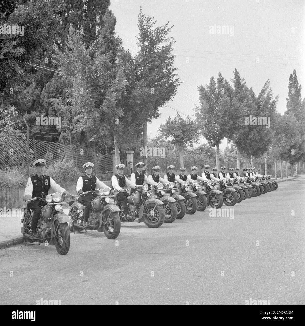 Willem van de Poll - Members of the traffic police brigade on their ...
