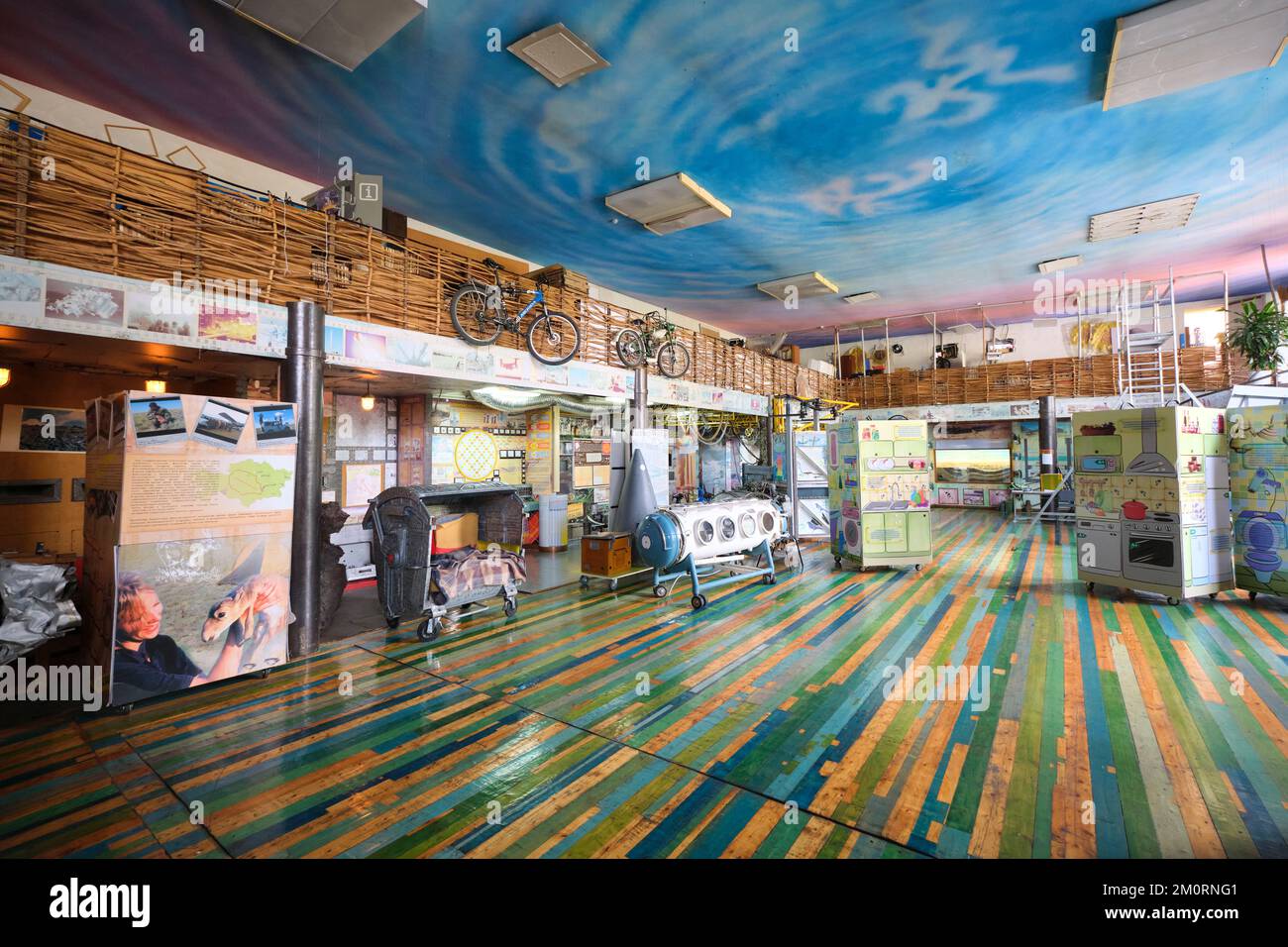 An overview of the many interactive exhibits for school children to ...