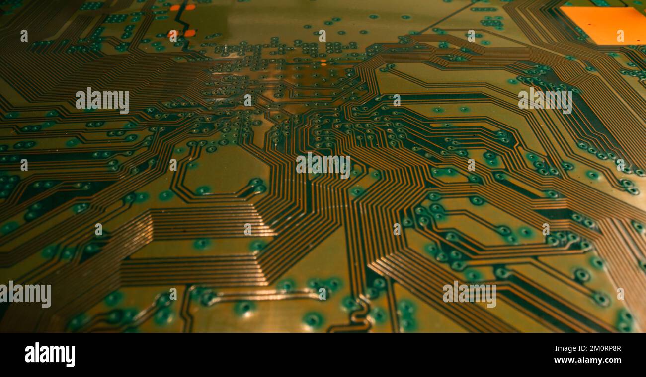 Technology background with circuit board. Electronic computer hardware ...