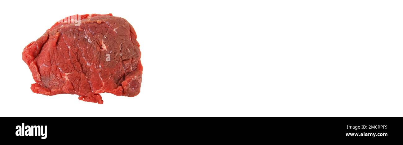 Clean very fresh red raw cow meat beef, banner mock up poster desing ...