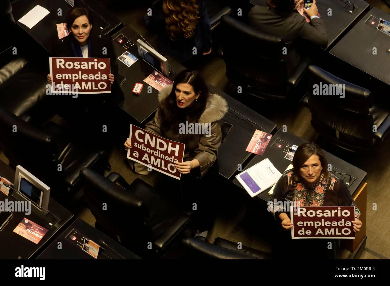 Non Exclusive: December 7, 2022, Mexico City, Mexico: Senators Lilly ...