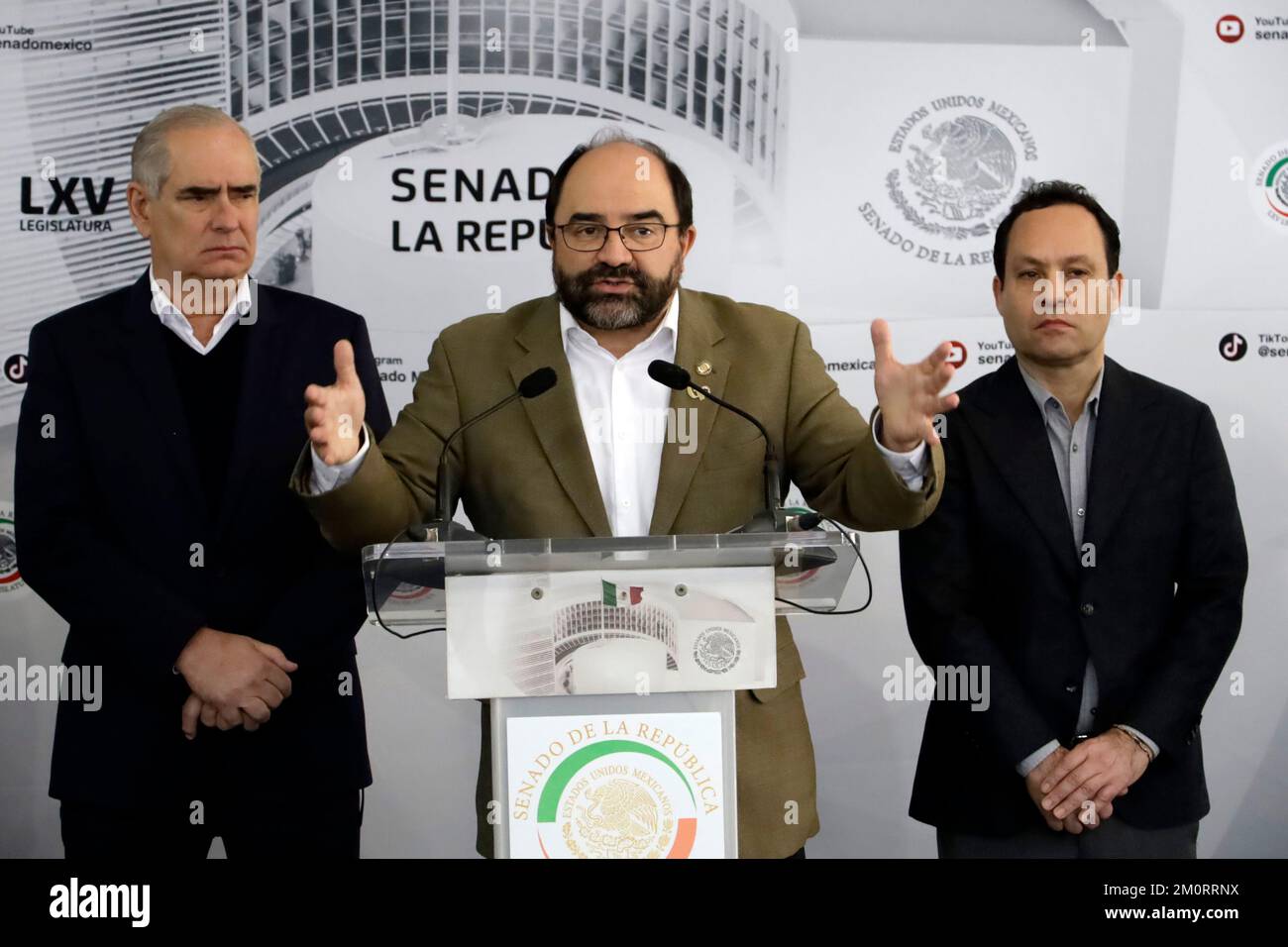 Non Exclusive: December 7, 2022, Mexico City, Mexico: The coordinators ...