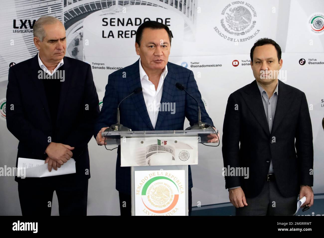Non Exclusive: December 7, 2022, Mexico City, Mexico: The coordinators ...