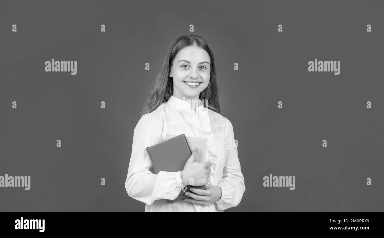 Ready study teen girl Black and White Stock Photos & Images - Alamy