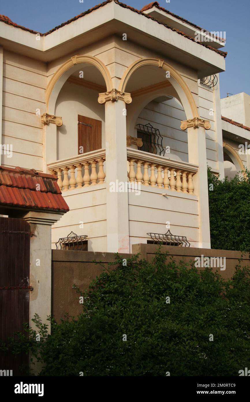Elegant house, N'Gor, Dakar, Senegal Stock Photo - Alamy