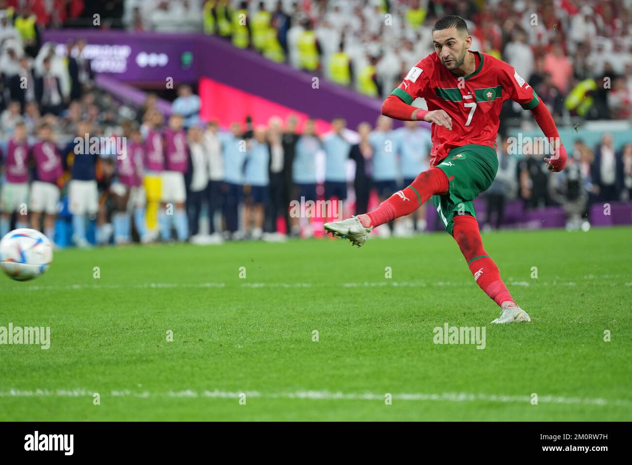 Al Rayyan, Qatar. 6th Dec, 2022. Hakim Ziyech (MAR) Football/Soccer ...