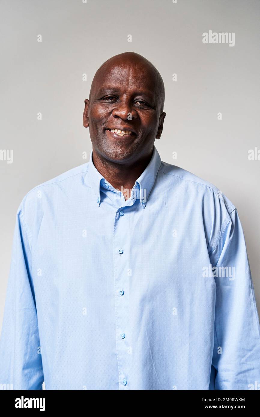 Portrait of professional mature African-American man Stock Photo - Alamy