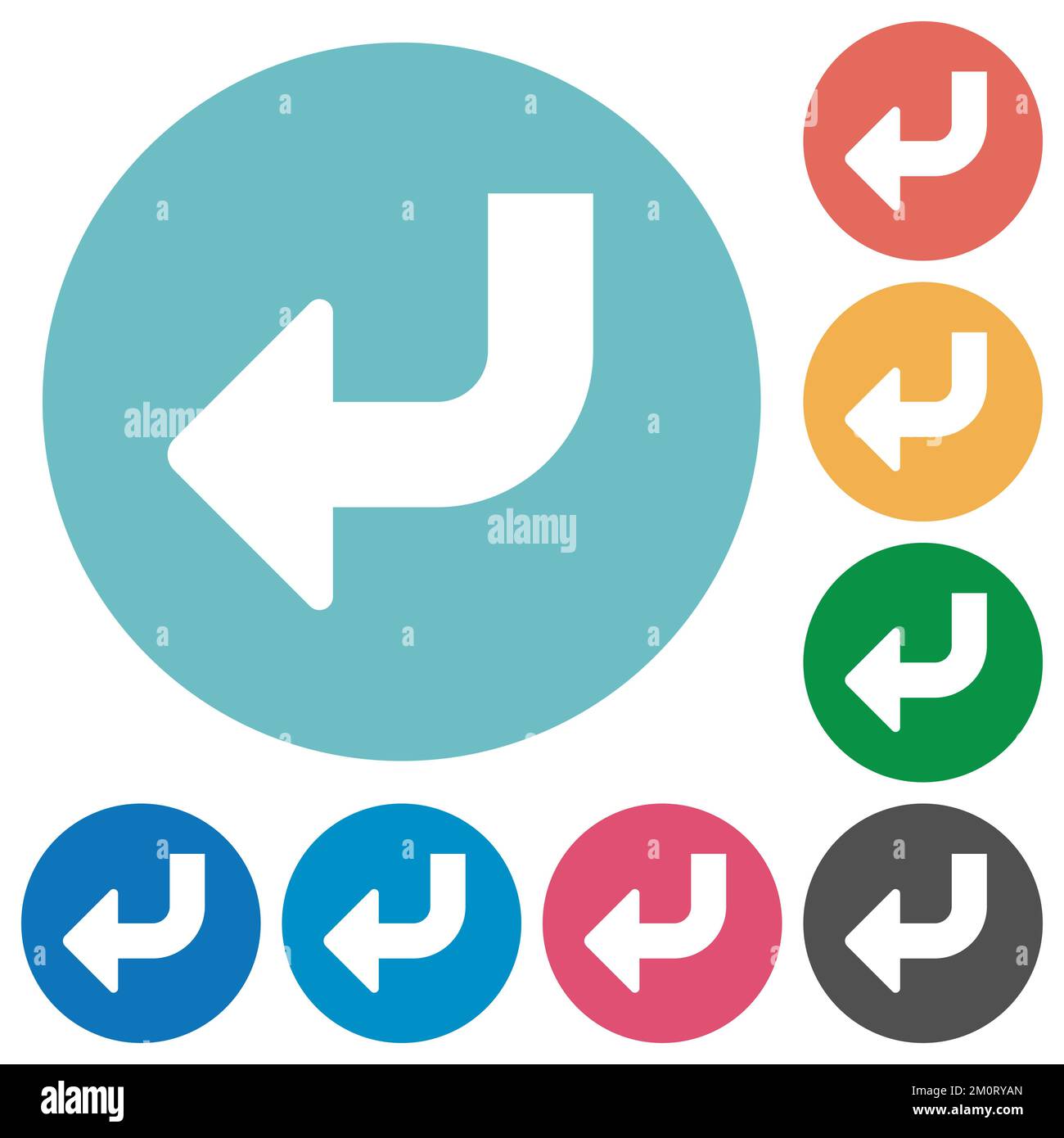 Arrow circular turning rotate Stock Vector Images - Alamy