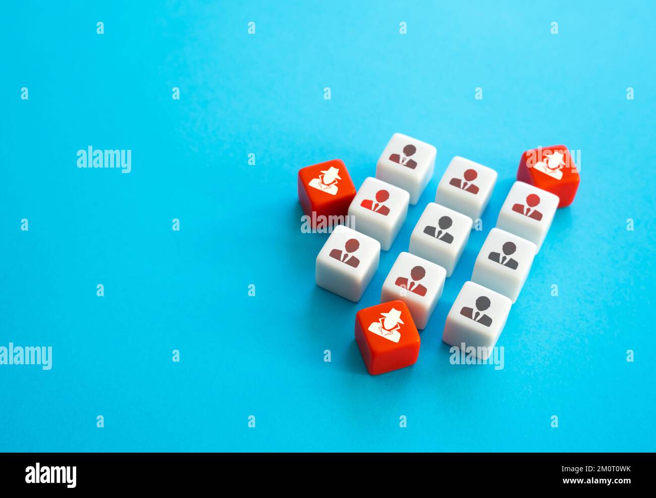 Spies sabotage the work of the team. Industrial espionage. Security ...