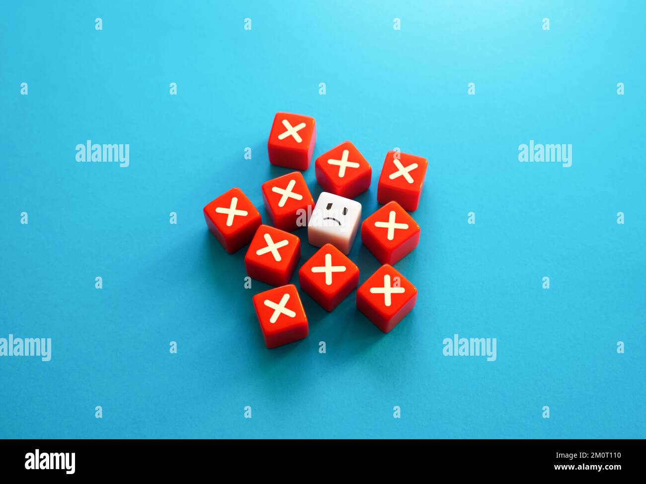 Inferiority complex. Stiffness and shyness. Rejection and stress. High ...