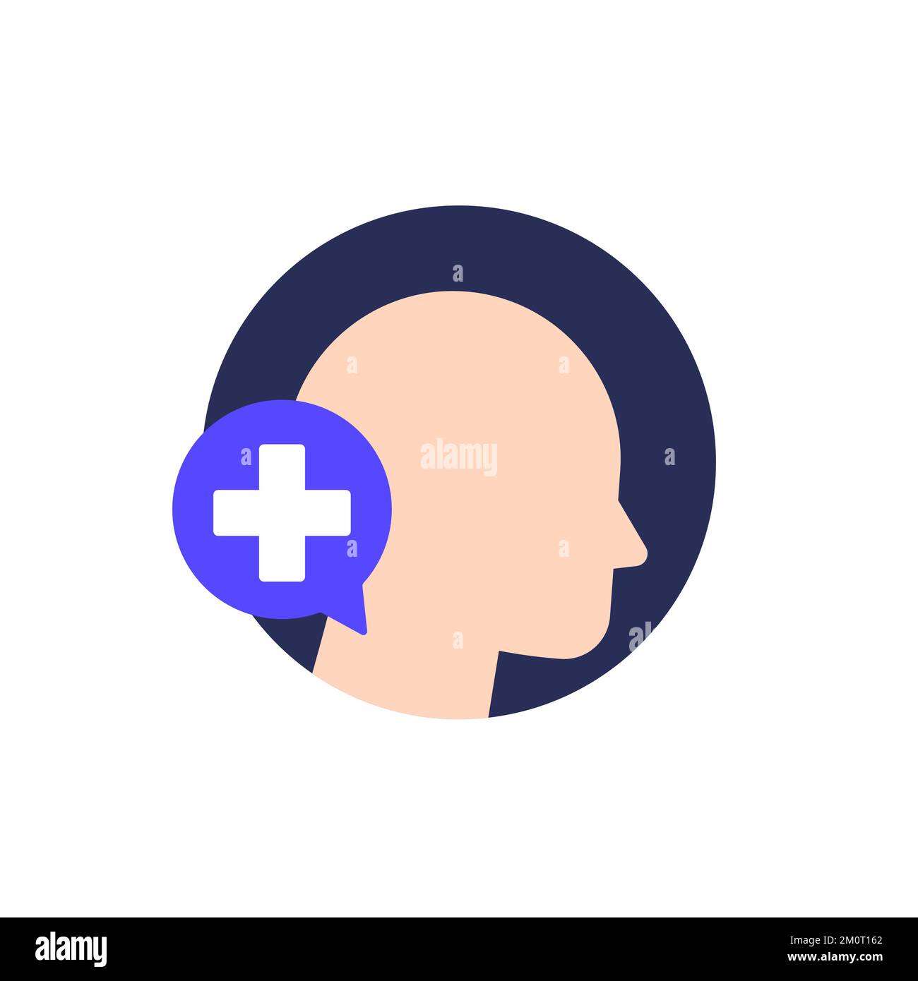 help for neck pain icon, flat vector Stock Vector Image & Art - Alamy