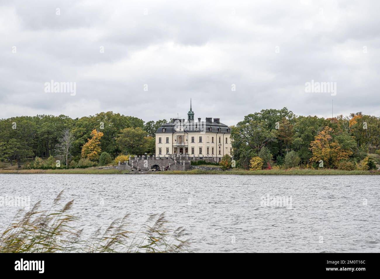 View of famous Swedish 16 th century Gripsholm castle located in ...