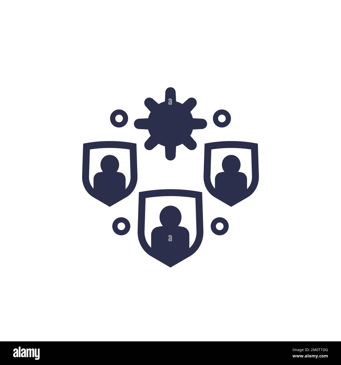 immune population and herd immunity icon Stock Vector Image & Art - Alamy