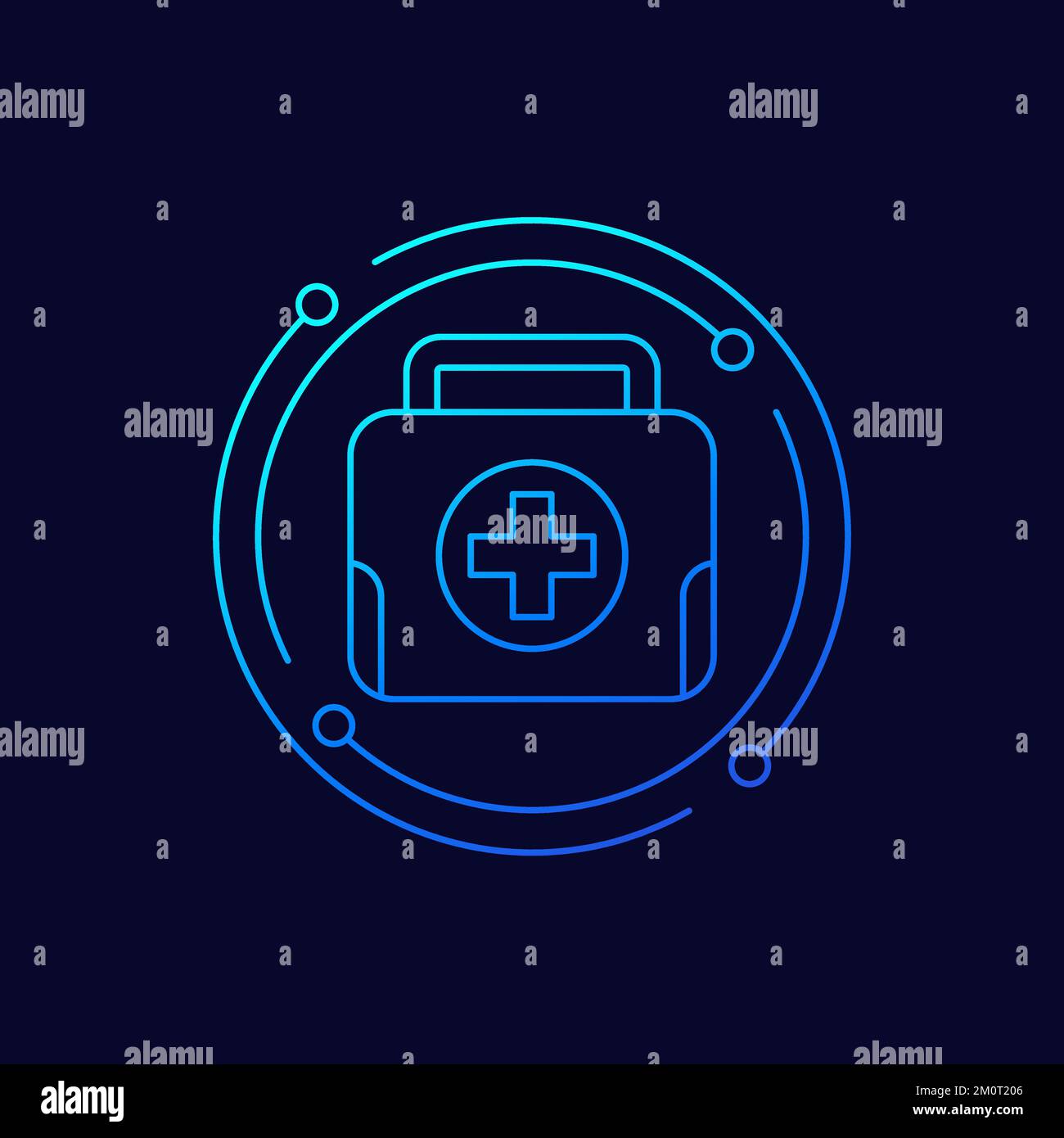 First kit icon linear Stock Vector Images - Alamy