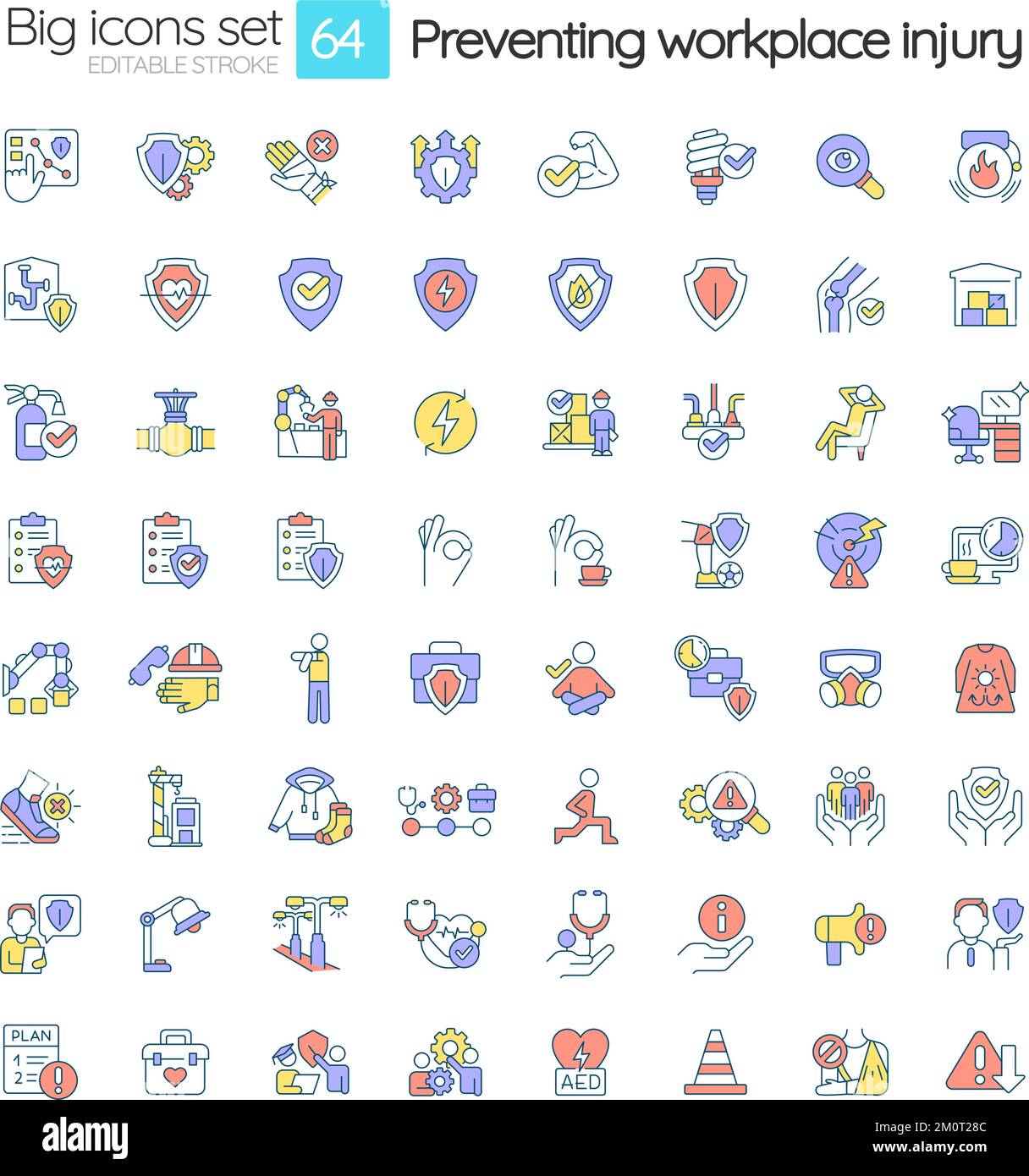 Work injury clipart hi-res stock photography and images - Alamy